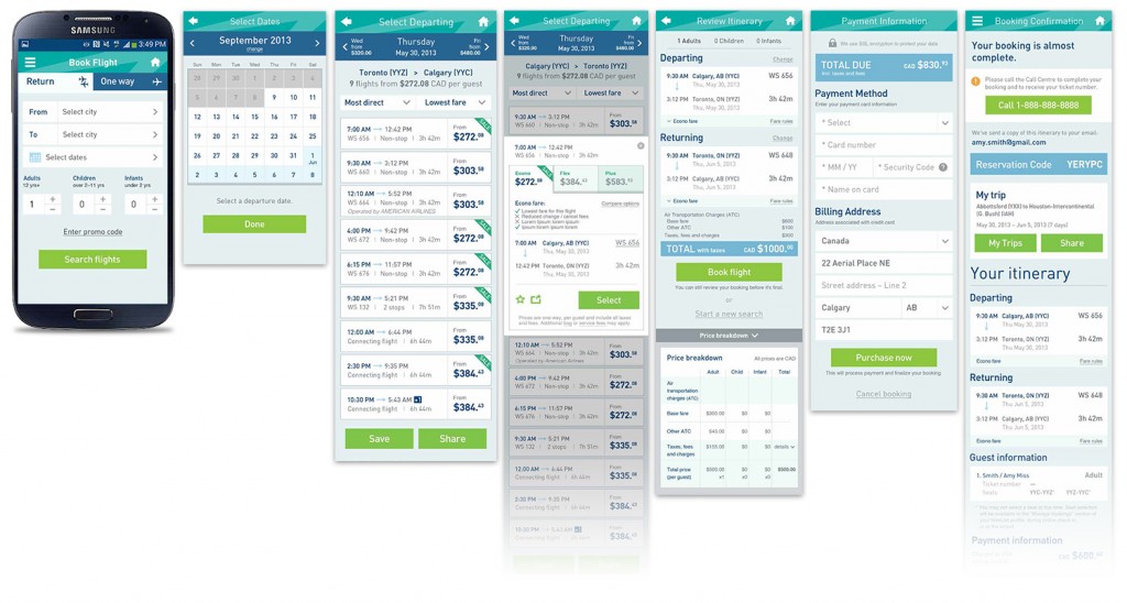 WestJet Mobile App